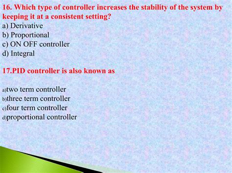 Pid Controller Mcq Answers Ppt Web Development Internet