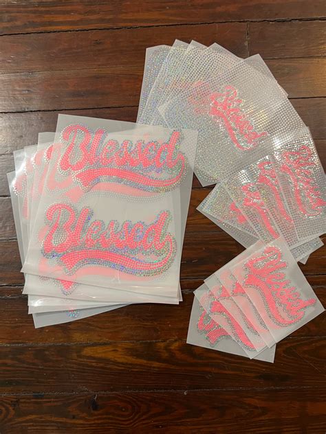 Blessed Tumbler Bling Transfers Patch Princess Blessed Tumbler Bling Transfers Patch Princess