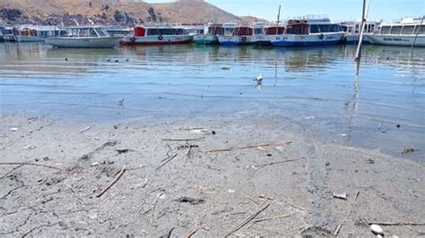 Puno Nivel De Agua Del Lago Titicaca Continúa En Descenso Y Se Secó El