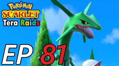 RAYQUAZA VS TERA RAIDS RAYQUAZA SHOWCASE Pokémon Scarlet Post Game Ep 81 YouTube