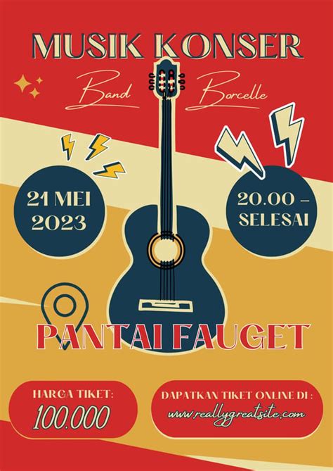 Gratis Desain Contoh Konser Canva
