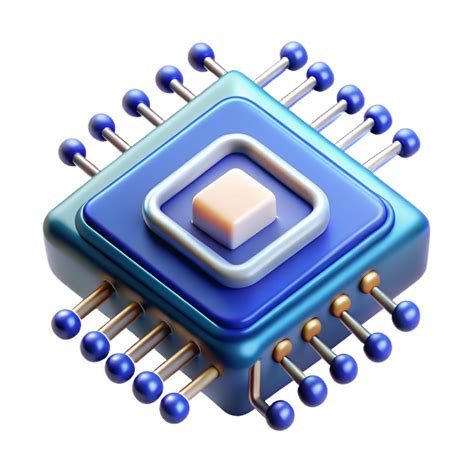 Sumptuous Coveted High Tech Data Chip With Intricate Circuitry And