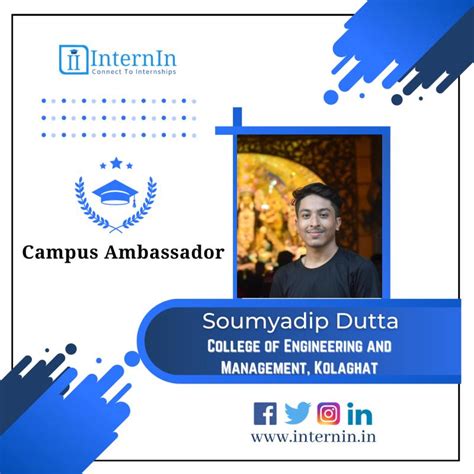 Soumyadip Dutta On Linkedin Internin Internshipprogram Internship Learning Opportunity