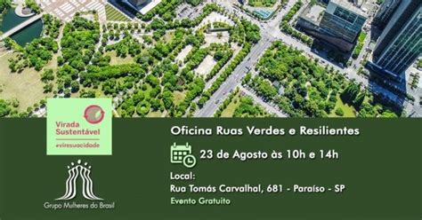 GRUPO MULHERES DO BRASIL Convida para Virada Sustentável Oficina Ruas