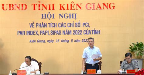 Các Chỉ Số Pci Par Index Papi Sipas Của Kiên Giang được Cải Thiện