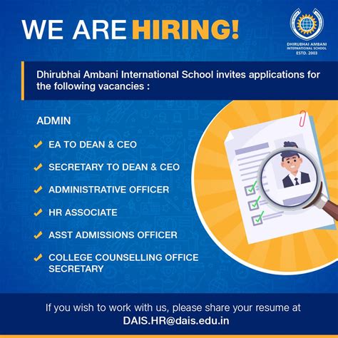 Dhirubhai Ambani International School On Linkedin Team Education Hr
