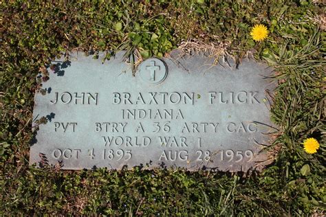 John Braxton Flick 1895 1959 Find A Grave Memorial