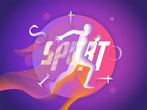 体育海报一组 sport 未来格 站酷ZCOOL