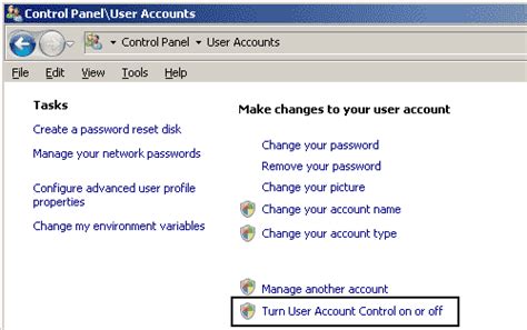 A Tutorial About Windows Disable The User Account Control Uac Feature On