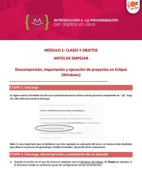 Eclipse Clases Objetos Pdf Zip Formato De Archivo Java Lenguaje De Programación