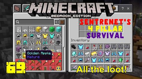 End Busting 4 Pillar Survival With SentreNet Ep 69 Minecraft