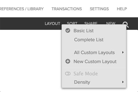 Toolbar Layout Menu Artsystem5 User Guide Beta