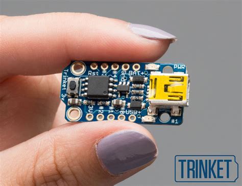 Adafruit Trinket 5v Logic Mini Microcontroller Hobbyelectronica