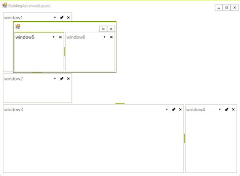 Building An Advanced Layout At Runtime Winforms Dock Control
