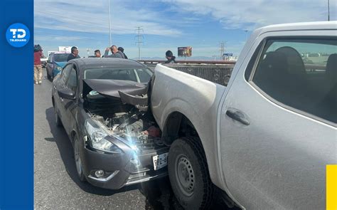 Choque Múltiple Afecta Vialidad En Puente De Carretera A Laredo