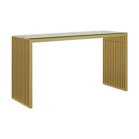Golden Stainless Steel Quinn Console Table At Rs In Jodhpur