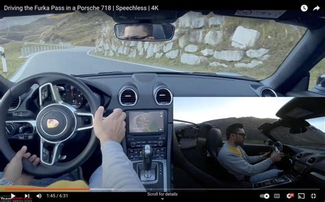 Driving The Scenic Furka Pass In Switzerland In A Porsche 718 Boxter