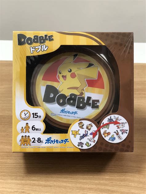 正版 寵物小精靈 嗒寶 多寶 Pokemon Dobble 日本直送 精靈寶可夢 比卡超 Pikachu 興趣及遊戲 玩具 And 遊戲類