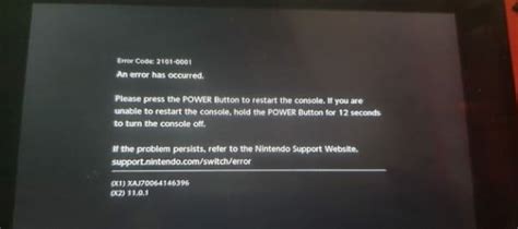 Switch Error 2101 0001 Video Game 911 Switch Error 2101 0001 Video Game 911