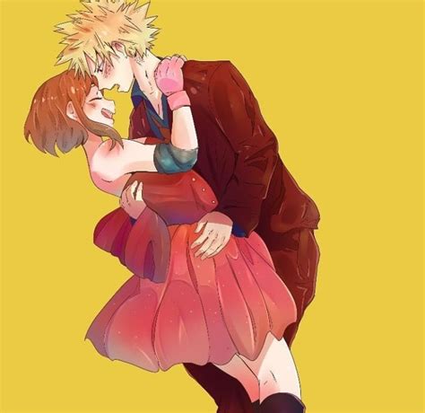 Katsuki Bakugou X Uraraka Ochako Boku No Hero Academia Anime Hero