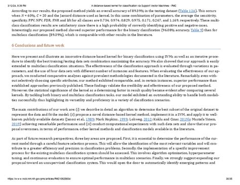 a distance based kernel for classification via support vector machines