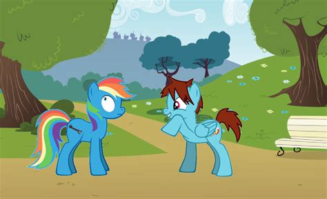 Cameron And Rainbow Dash Mane And Tail Swap By Guardiansoulmlp On
