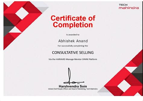 Abhishek Anand On Linkedin Via Harvard Manage Mentor Spark Plaform Provided By Tech Mahindra