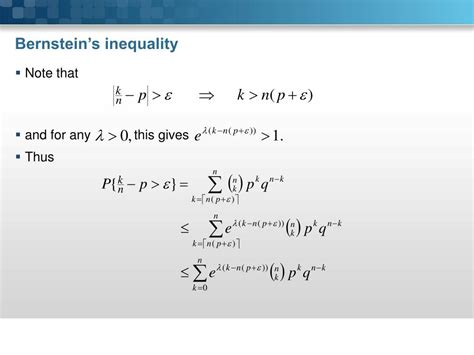 5 Bernstein Inequality Tips