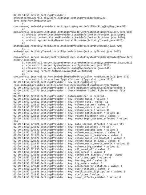 Settingsprovider Pdf Java Programming Language Backup