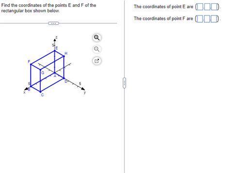 Solved Find The Coordinates Of The Points E And F Of The Chegg