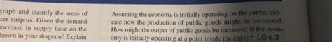 Solved 4 Draw A Production Possibilities Curve With Public