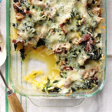 Mozzarella And Spinach Breakfast Casserole Recipe How To Make It