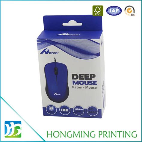Custom Printing Computer Mouse Paper Box Packaging China Paper Box