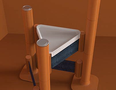 Isolation Zone Desktop Storage Industrial Design Design