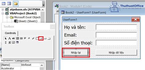 Rất Hay Cách nhập dữ liệu trong Excel bằng Form tự tạo update 2022