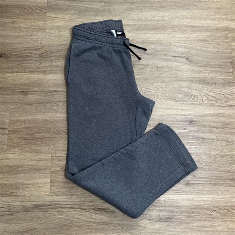 Dark Grey Nike Swoosh Joggers 📦 Free Shipping Depop