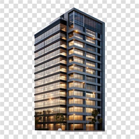 Png Edificio Moderno De Gran Altura Png Psd Premium Generado Con Ia