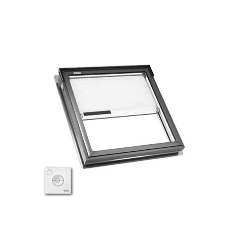 Velux Fs M02 2004s Fixed Skylight Deck Mounted Low E With Solar Blind