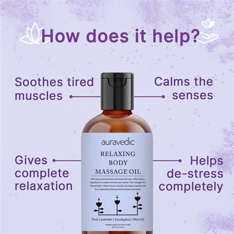 Buy Auravedic Relaxing Body Massage Oil For Full Body Online