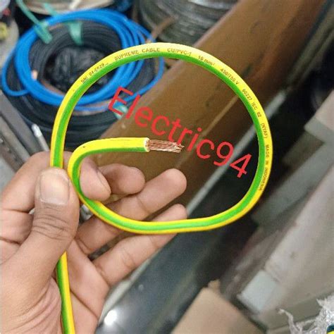 Jual Kabel Grounding Nyaf 10mm Kuning Hijau Per Meter Shopee Indonesia