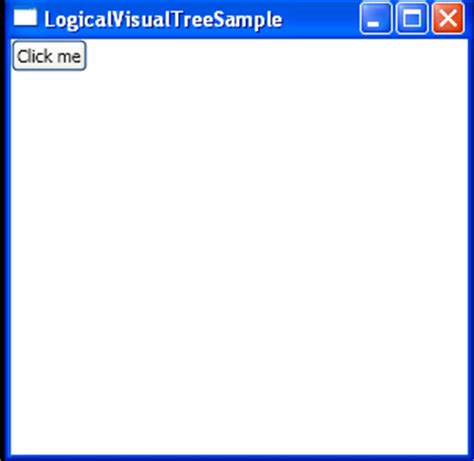 Logical Visual Tree Sample Ui Element Windows Presentation Foundation C C Sharp