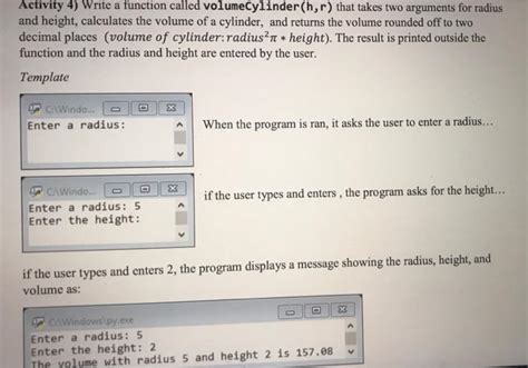 Solved Activity Write A Function Called Chegg