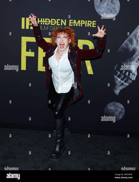 Los Angeles Usa 21st Jan 2023 Bonnie Morgan Arrives At The World