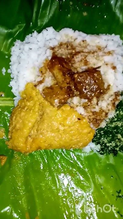 කමුද 😋 රසට කෙසෙල් කොළේ බත් 🍛 Lets See Banana Leaf Rice Today Dilta