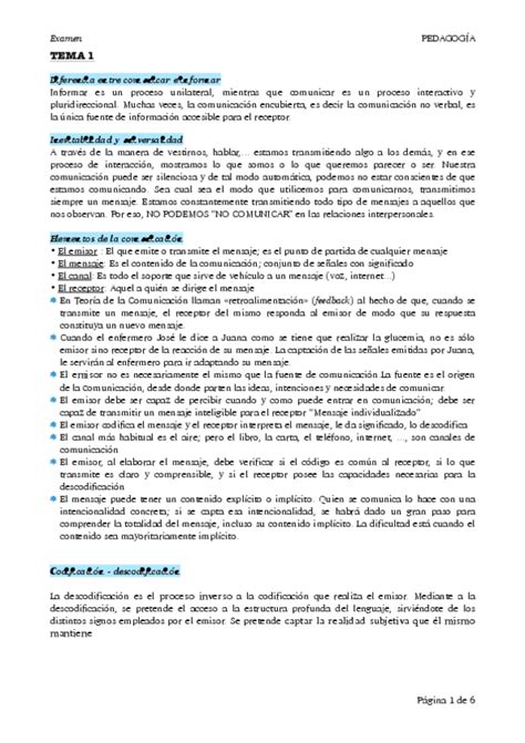 Apuntes Pedagogia O Parcial Pdf