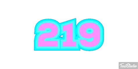 219 Number Animated  Logo Designs