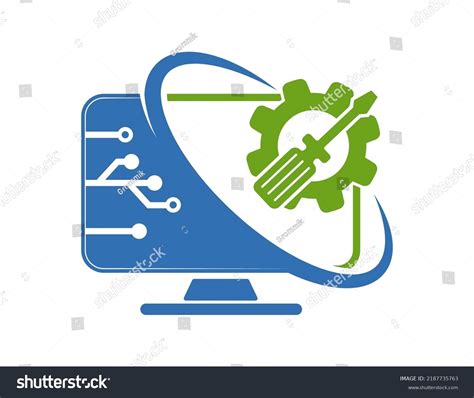 Technical Support Logo Template Creative Ideas Stock Vector Royalty