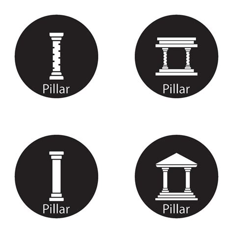 Pillar Icon Vector 28122587 Vector Art At Vecteezy