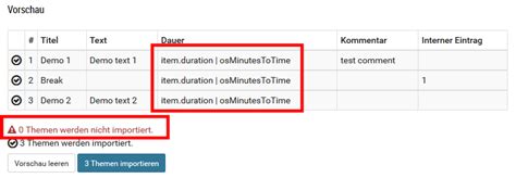 Regression Agenda Cannot Be Reimported Issue 3603 OpenSlides