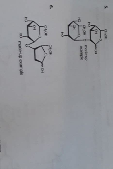 Solved Name Partners Identify The Monosaccharides In The Chegg Com